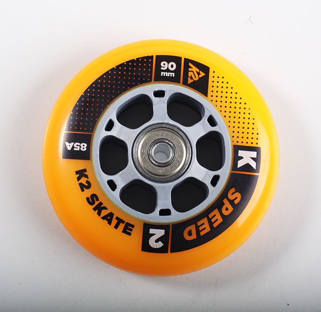 K2 90mm Rollen Komplettset mit Kugellager und Spacer