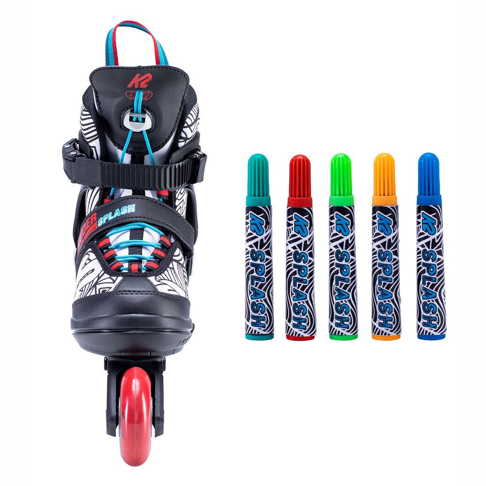 K2 bemalbare Kinder Inline Skates Raider Splash K2 bemalbare Kinder Inline Skates Raider Splash