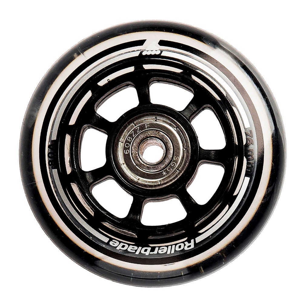 Rollerblade 76 mm Rollen mit SG-5 Kugellager und 6mm Spacer